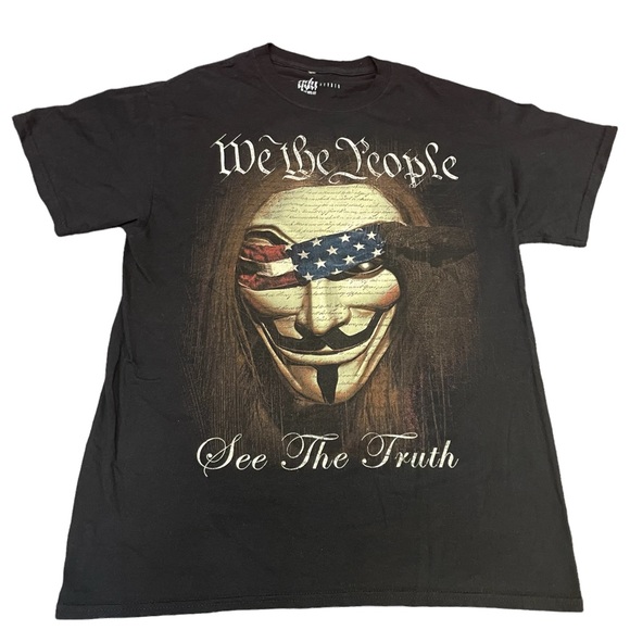 Vintage | Tops | Vintage We The People Anonymous Tee Shirt | Poshmark